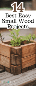 14 Best Easy Small Wood Projects You Can Make Today - Crafty Seasoned Mom