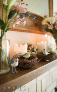 14 Best Spring Mantle Decor Ideas - Crafty Seasoned Mom