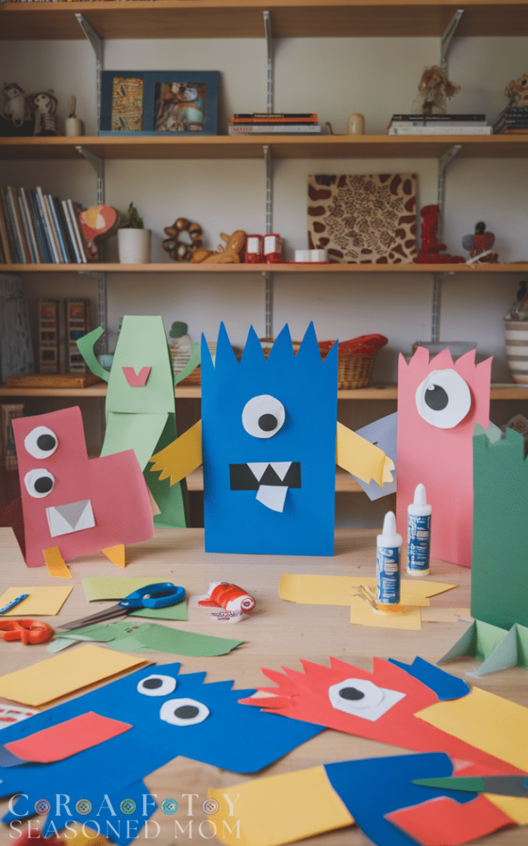 15 Easy & Fun Construction Paper Crafts for Kids to Make - Crafty ...
