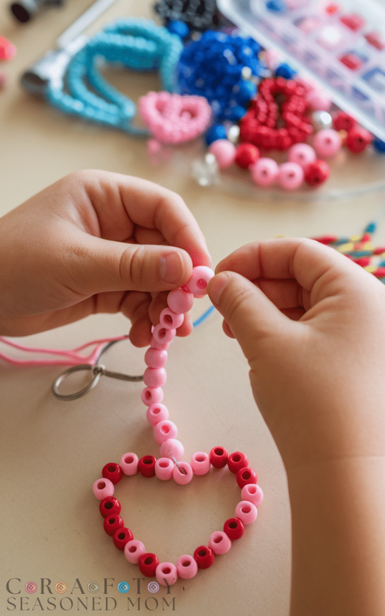 16 Super Simple Pony Bead Crafts for Kids - Crafty Seasoned Mom