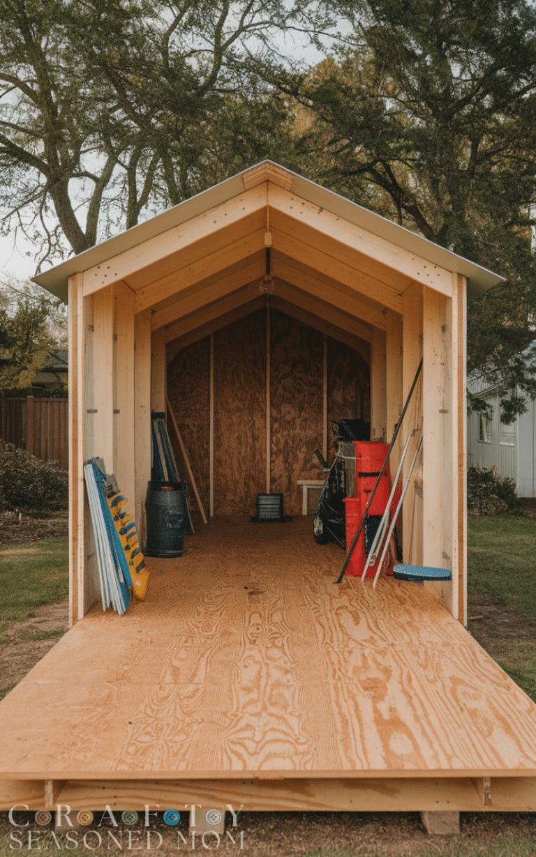 14 Best Shed Flooring Ideas - Crafty Seasoned Mom