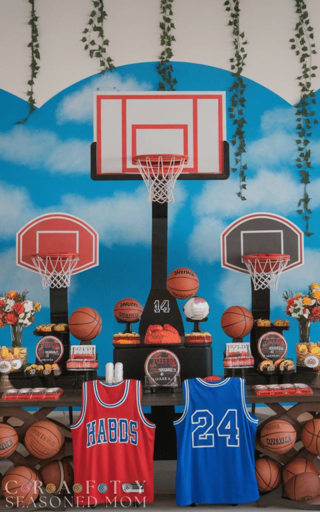 17 Stunning Basketball Theme Birthday Party Ideas - Crafty Seasoned Mom