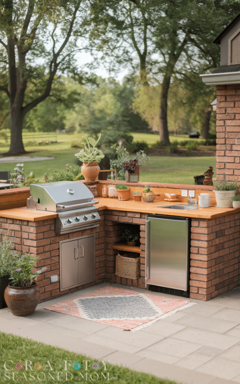 14 Best Outdoor Kitchen Ideas - Crafty Seasoned Mom