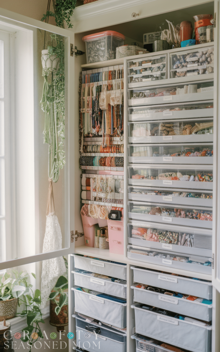 15 Best Easy Craft Storage Ideas - Crafty Seasoned Mom