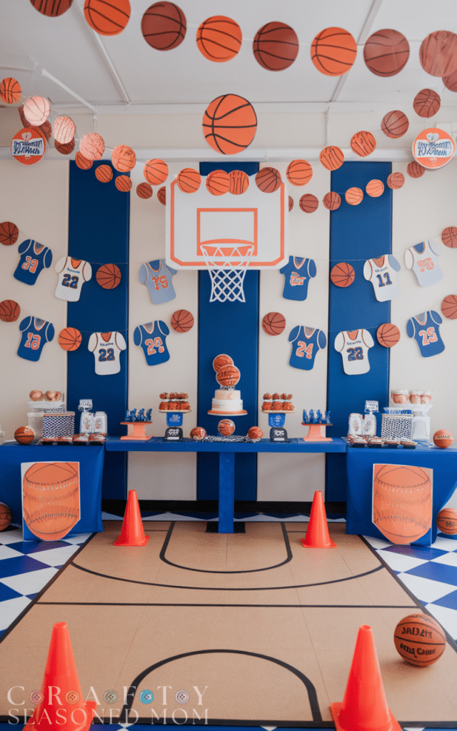 17 Stunning Basketball Theme Birthday Party Ideas - Crafty Seasoned Mom