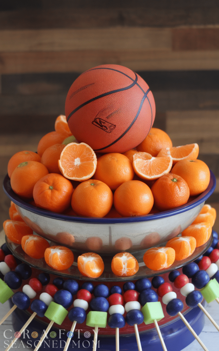 15 Amazing Basketball Centerpiece Ideas - Crafty Seasoned Mom